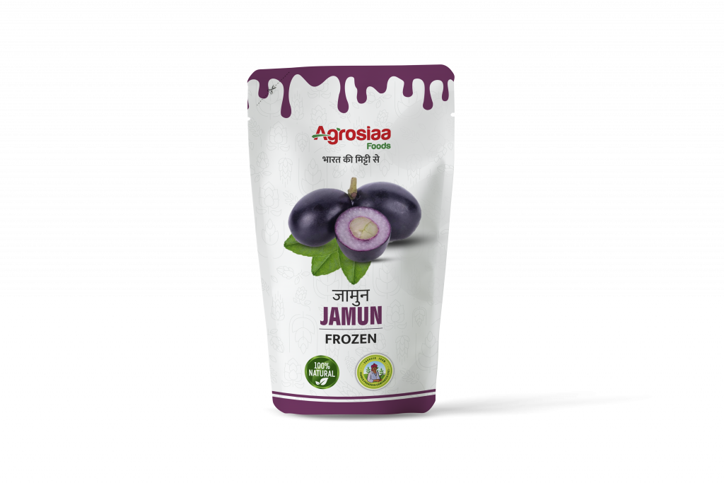 Frozen Jamun Pulp/Slices - Agrosiaa Foods